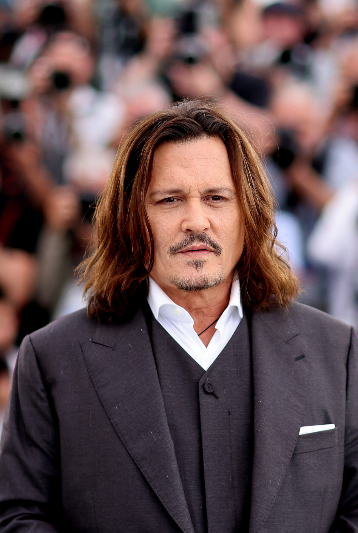 Photo : Johnny Depp au photocall de "Jeanne du Barry" lors du 76ème ...