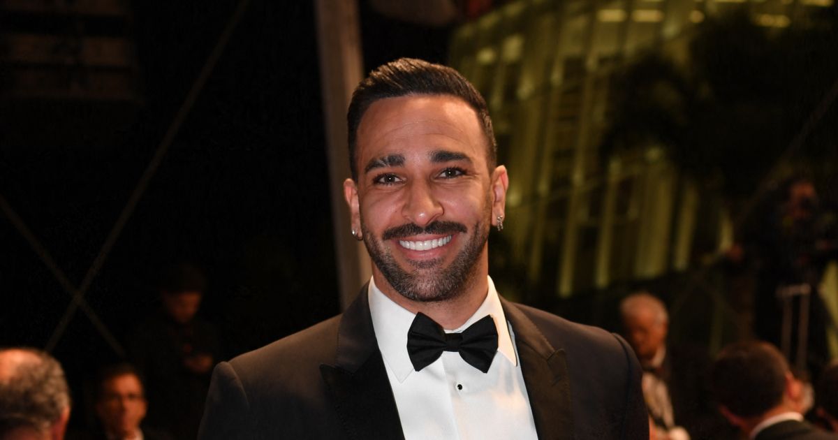 Adil Rami - Montée des marches du film Novembre lors du 75ème Festival ...