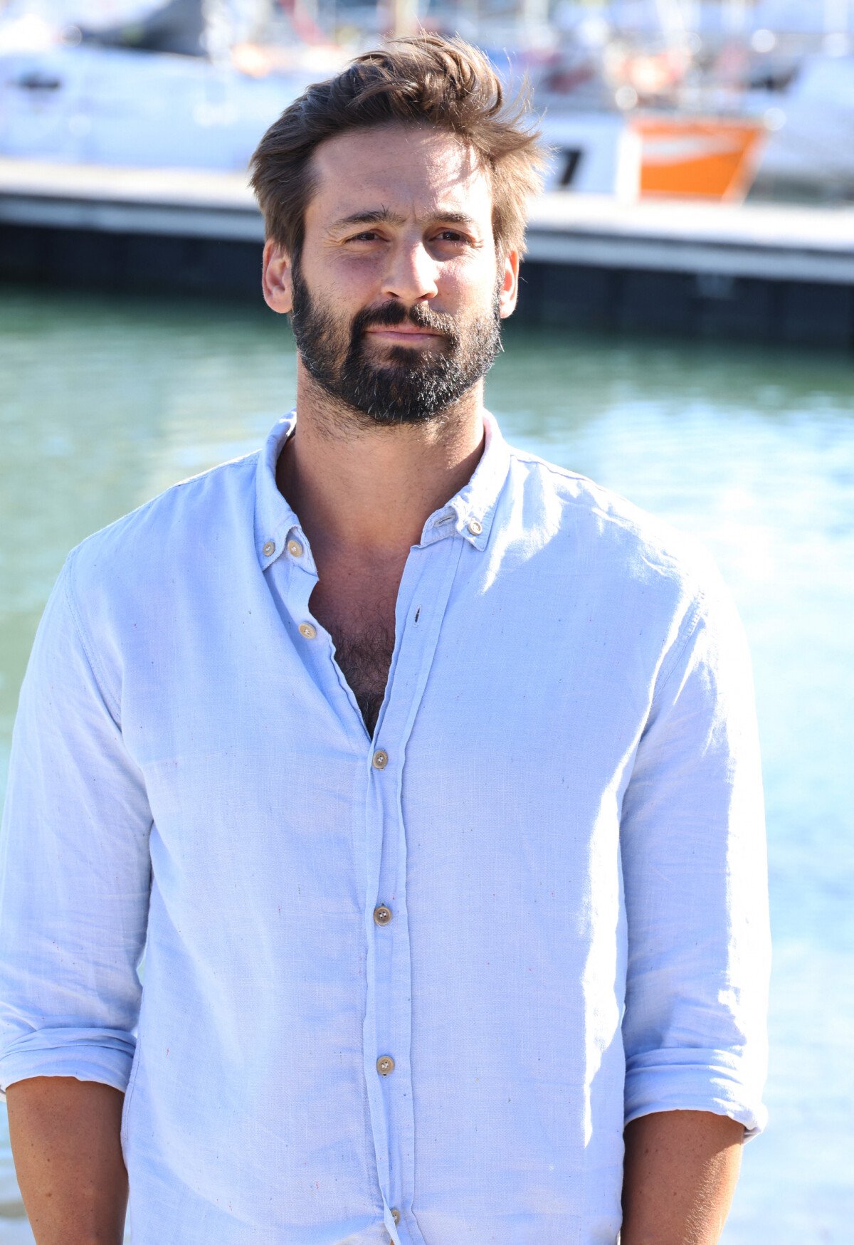 Photo : Guillaume Labbé lors du photocall du film "Les yeux grands ...