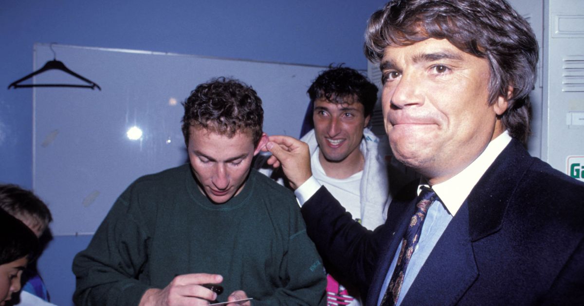 FOOTBALL - OLYMPIQUE MARSEILLE - JEAN PIERRE PAPIN (MAR) / BERNARD ...