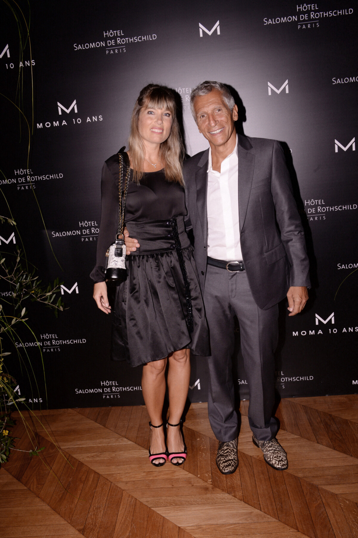 Photo : Exclusif - Nagui avec sa femme Mélanie Page - Moma Group fête ...