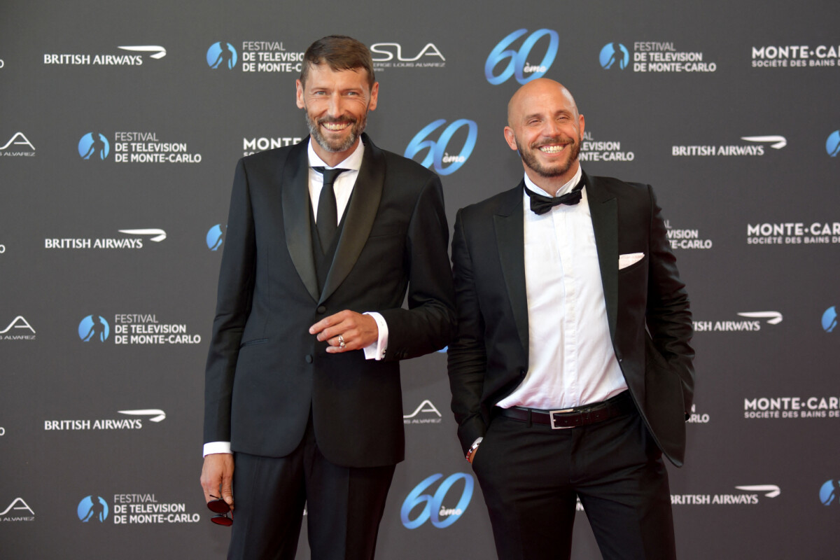 Photo : Laurent Kerusoré et David Bàn lors de la soirée d'ouverture du ...