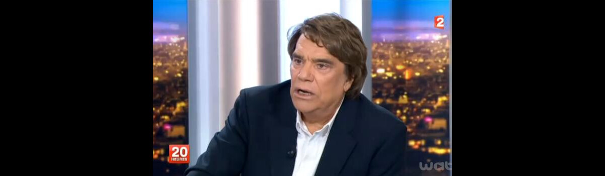 Photo : Bernard Tapie VS David Pujadas sur France 2 lundi soir - PureBreak