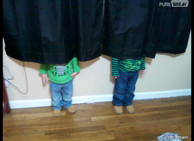 [PHOTOS] 10 enfants qui ont tout compris aux règles du cache-cache ...