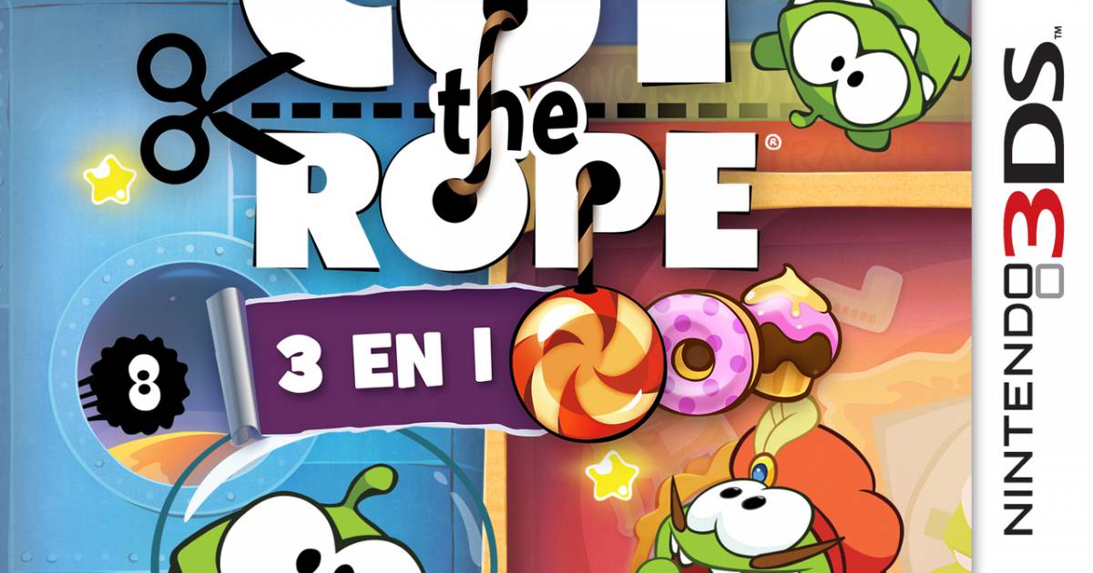 Cut The Rope 3 en 1 sur 3DS (test) : Om Nom n'a pas perdu son appétit ...