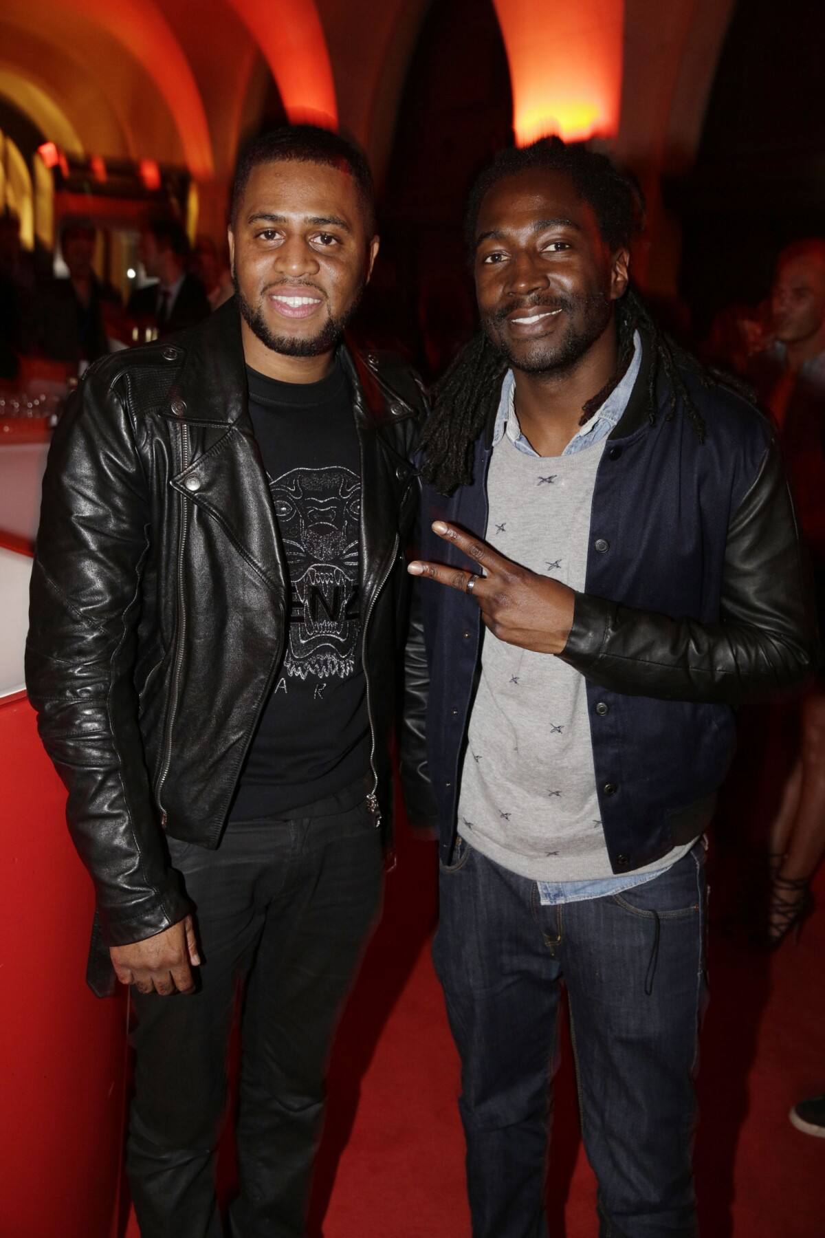 Photo : Axel Tony et Noom Diawara à la soirée FIFA 15 le 22 septembre ...