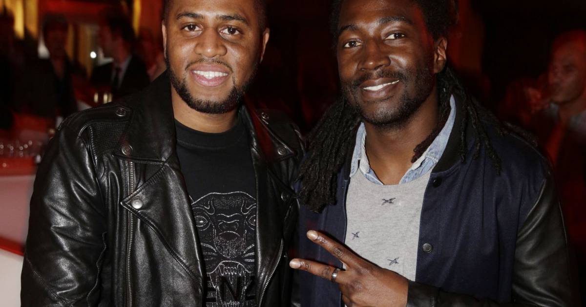 Axel Tony et Noom Diawara à la soirée FIFA 15 le 22 septembre 2014 ...
