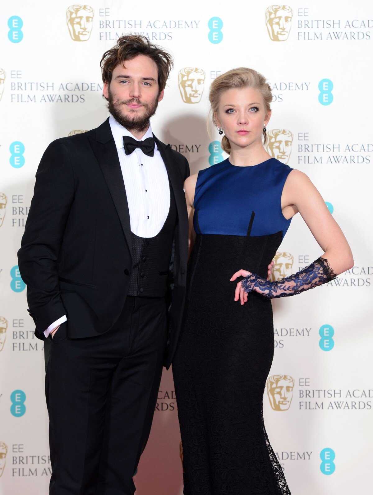 Photo : Sam Claflin et Natalie Dormer sur le tapis-rouge des BAFTA le 8 ...