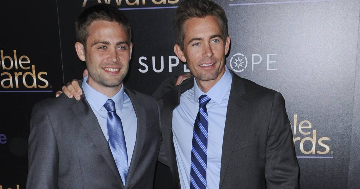 Cody Walker et Caleb Walkerà l'avant-première de Fast and Furious 7 ...