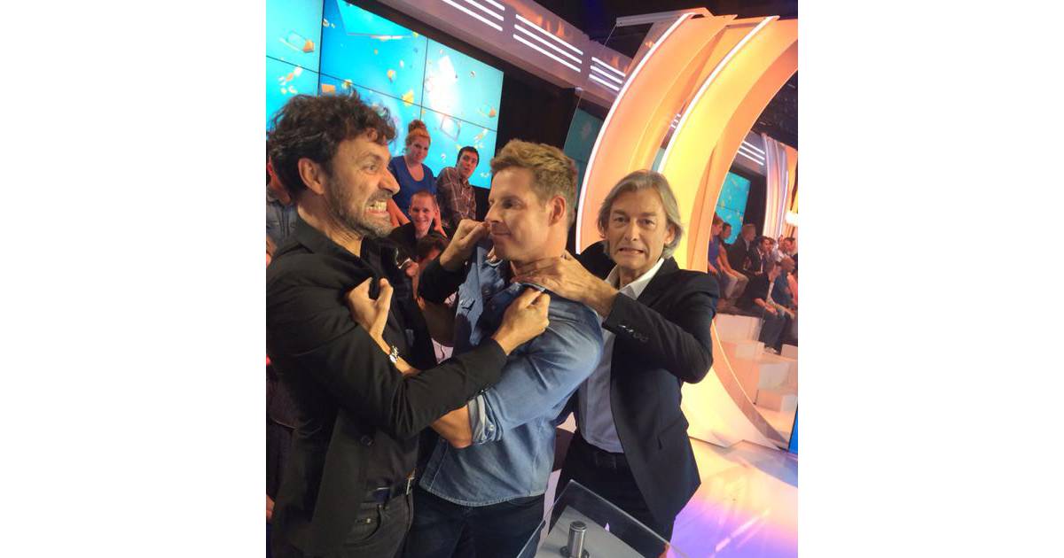 Matthieu Delormeau, Christophe Carrière et Gilles Verdez dans les ...