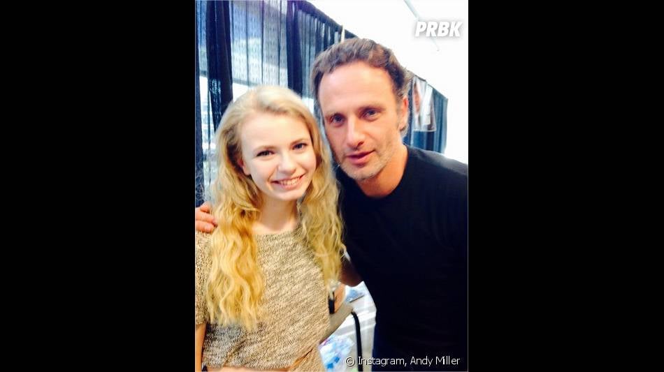 The Walking Dead : Addy Miller, la première zombie, et Andrew Lincoln ...