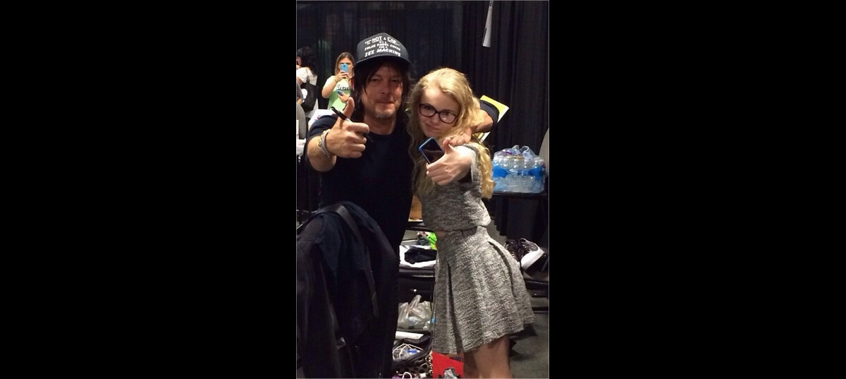 Photo : The Walking Dead : Addy Miller, la première zombie, et Norman ...