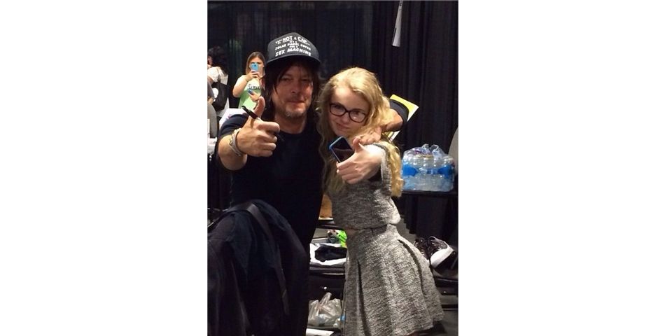 The Walking Dead : Addy Miller, la première zombie, et Norman Reedus ...