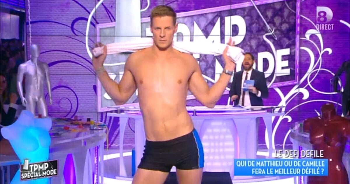 Matthieu Delormeau En Boxer Vs Camille Combal Défilé Sexy Devant