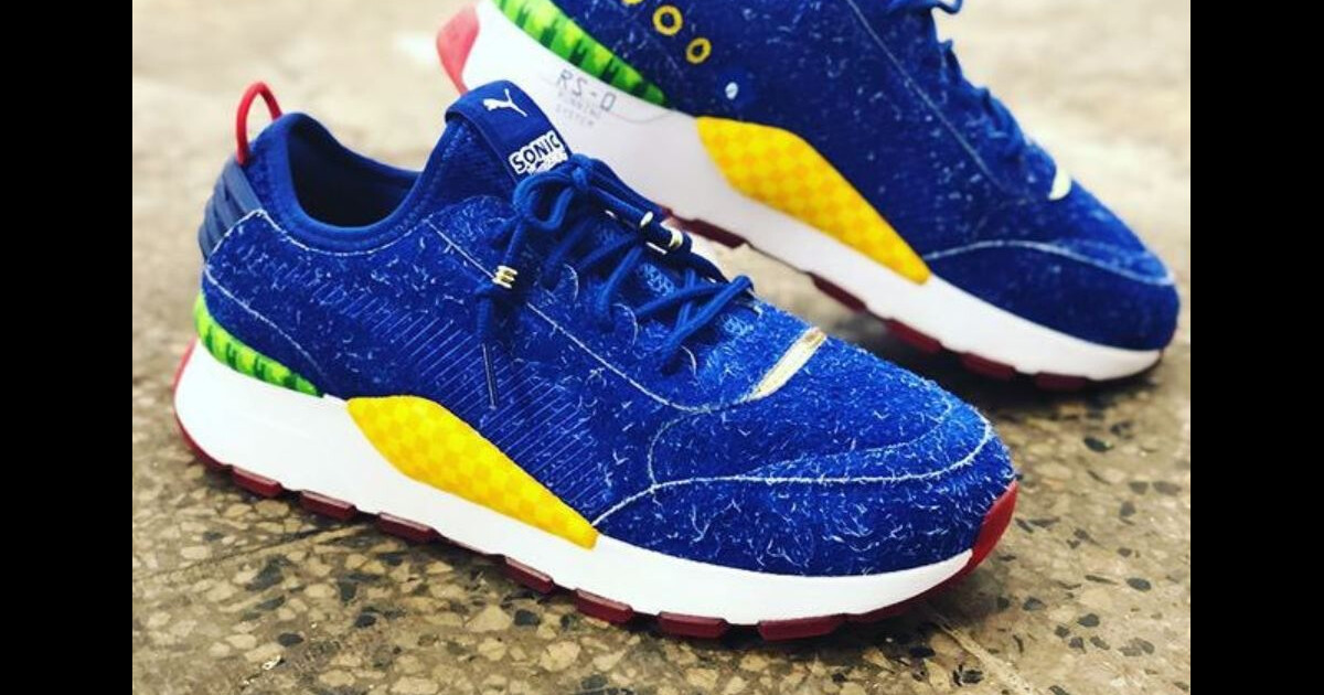 Puma x Sega RS-0 Sonic : la plus rapide et piquante des sneakers se ...