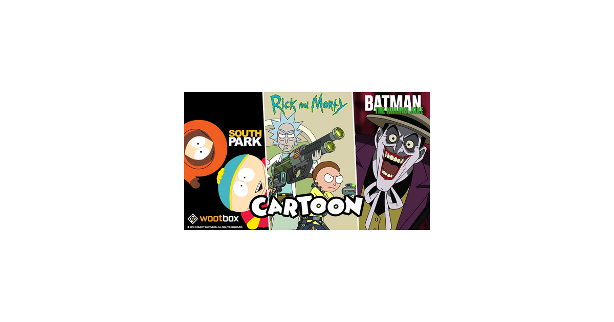 Rick & Morty, South Park, Batman... craquez pour la Wootbox Cartoon ...