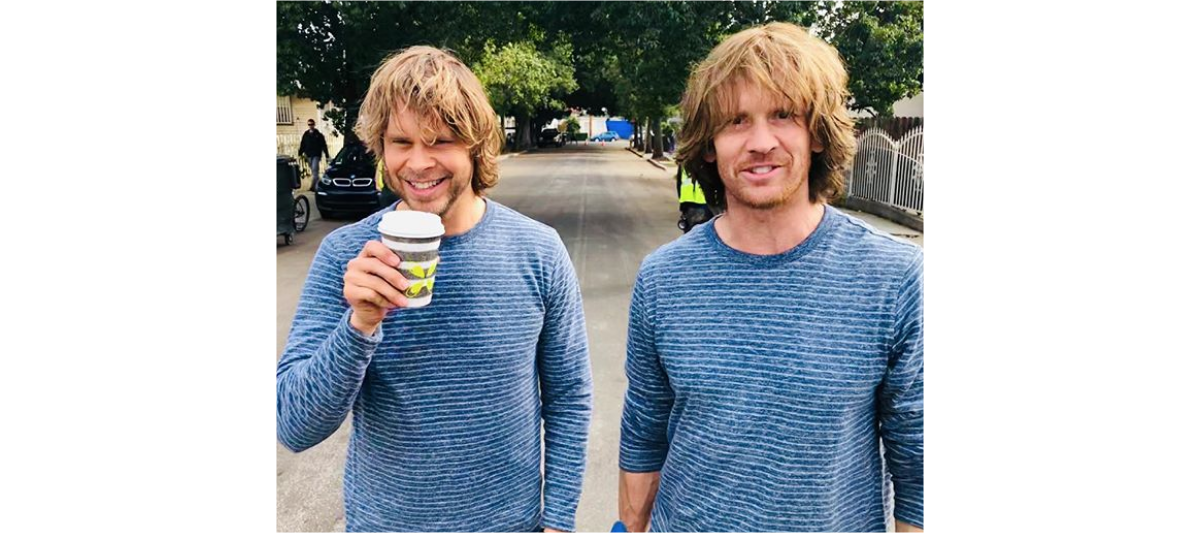 Photo : NCIS Los Angeles : Eric Christian Olsen pose avec son frère ...