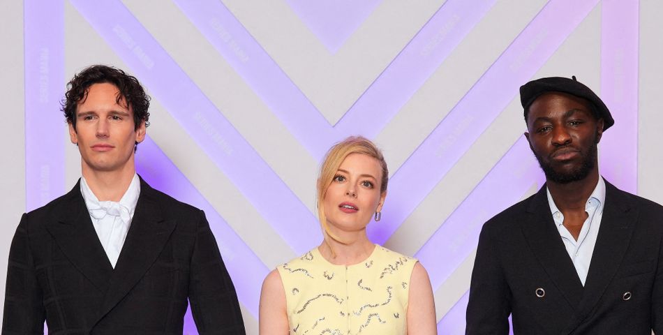 Cory Michael Smith, Gillian Jacobs et Ralph Amoussou lors de la ...