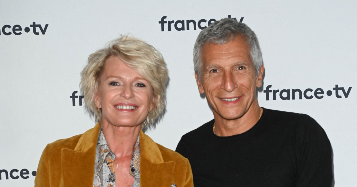 Sophie Davant et Nagui - Conférence de presse du Telethon 2022 à Paris le 21 octobre 2022 ...