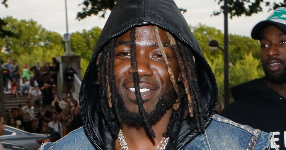 Le rappeur Gazo - Arrivées au défilé Celine homme printemps/été 2023 au ...