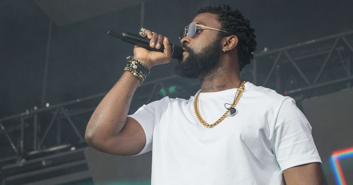 Damso en concert au Main Square Festival à Arras en France, le 4 ...