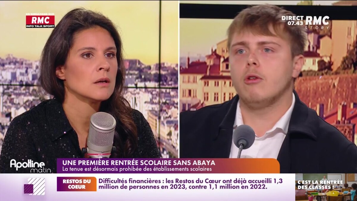 Vidéo : Vif accrochage entre Apolline de Malherbe et Louis Boyard sur ...