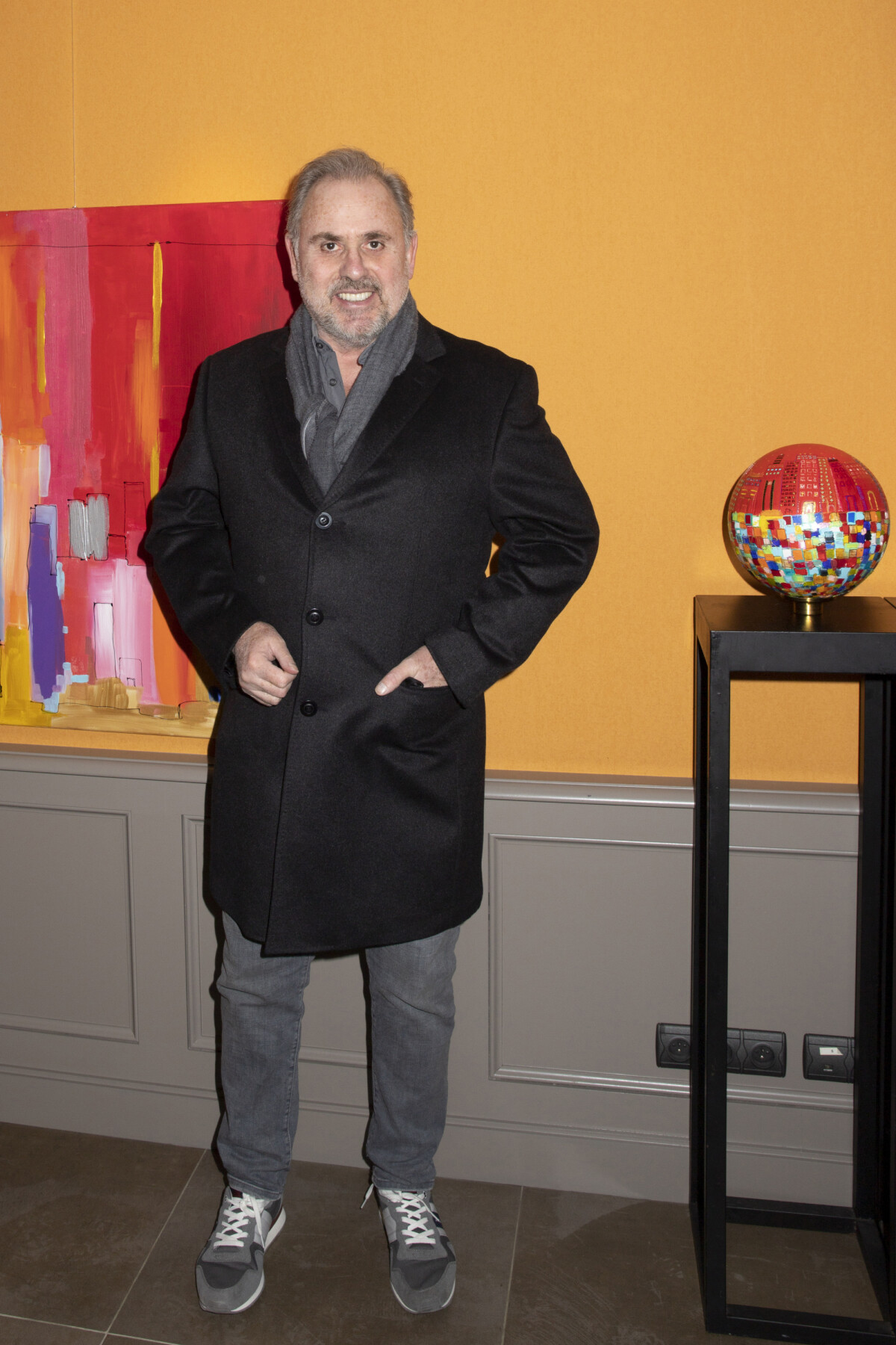 Photo : Exclusif - Philippe Risoli - Exposition de Caroline Faindt à la ...