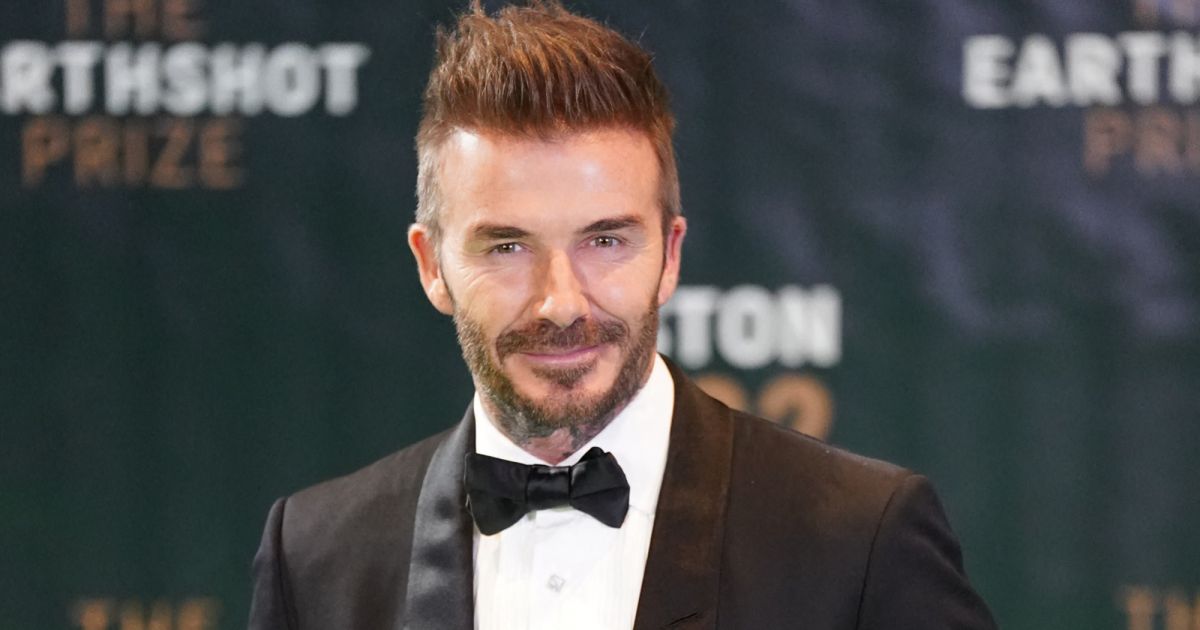 David Beckham lors de la 2ème cérémonie Earthshot Prize Awards au MGM ...