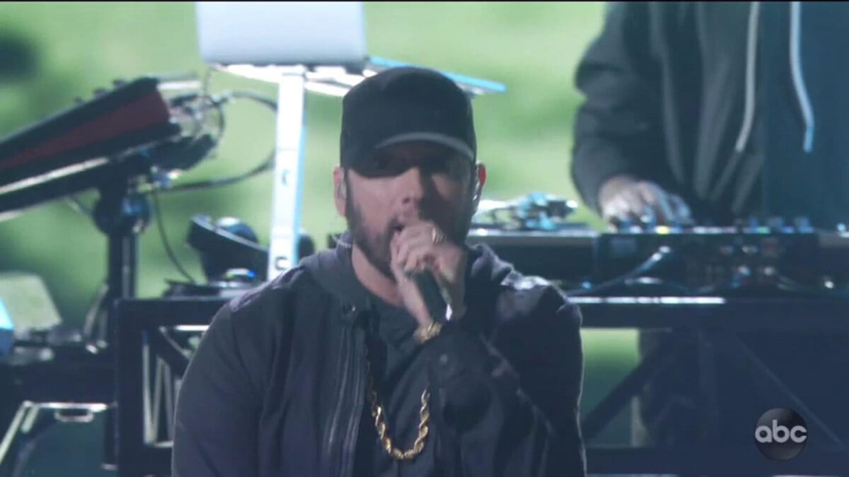 Photo : Il fête aujourd'hui ses 51 ans. Eminem lors de 92ème cérémonie ...