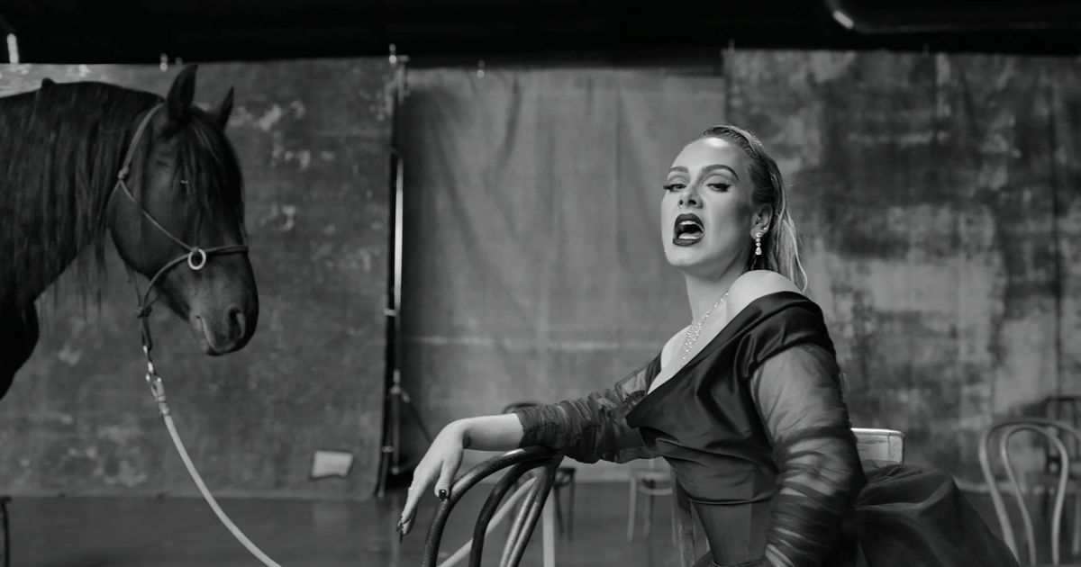 Capture d'écran du clip d'Adele Oh My God - Purebreak