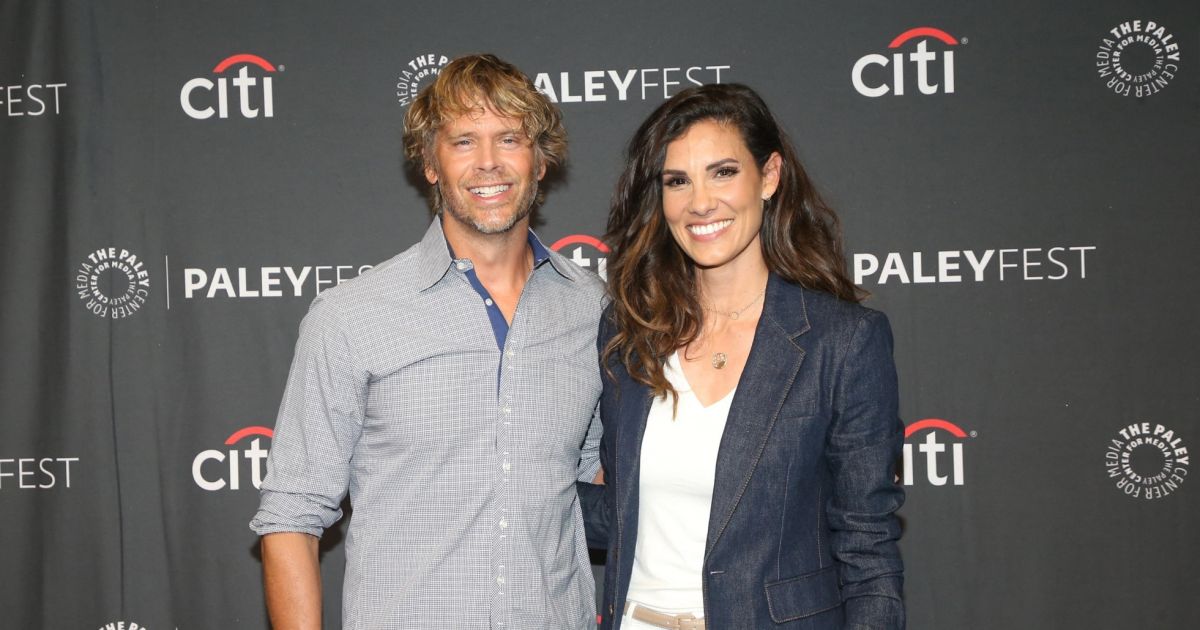 Eric Christian Olsen and Daniela Ruah au photocall A Tribute to NCIS ...