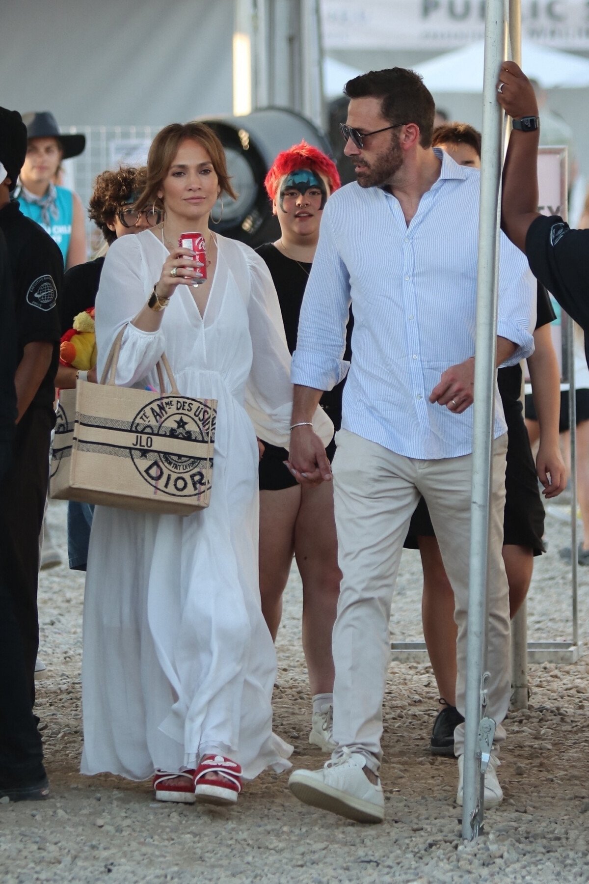 Photo : Ben Affleck et sa femme Jennifer Affleck (Lopez) accompagnée de ...