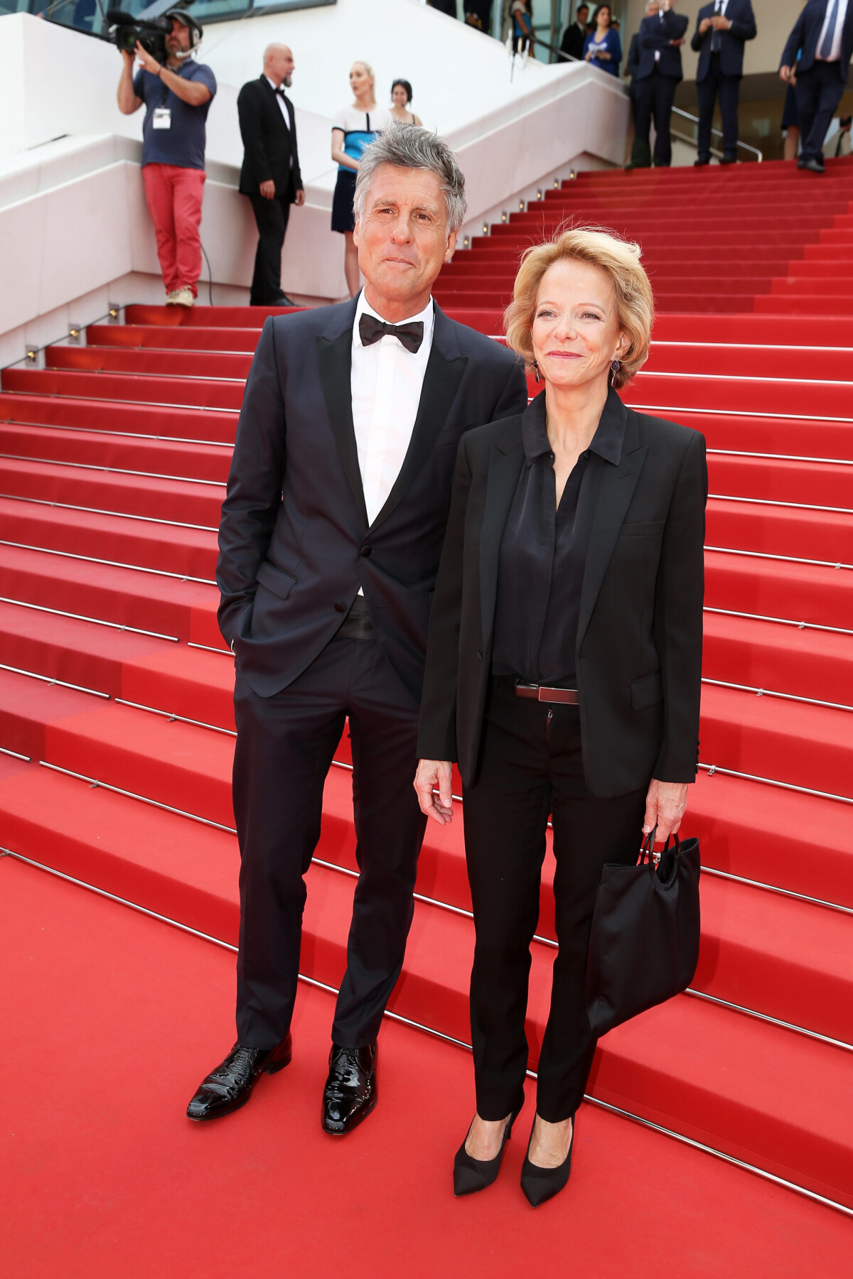Photo : Marc Simoncini et Frédérique Bredin - Montée des marches du ...