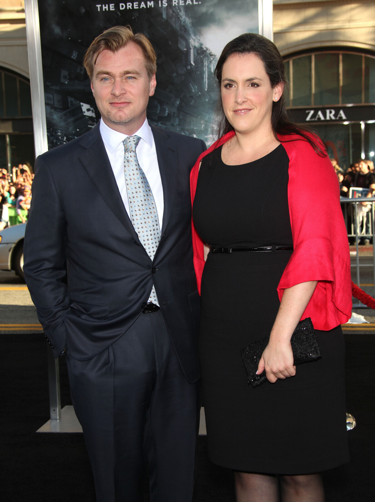 Photo : Christopher et Emma Nolan à la première du film Inception à ...