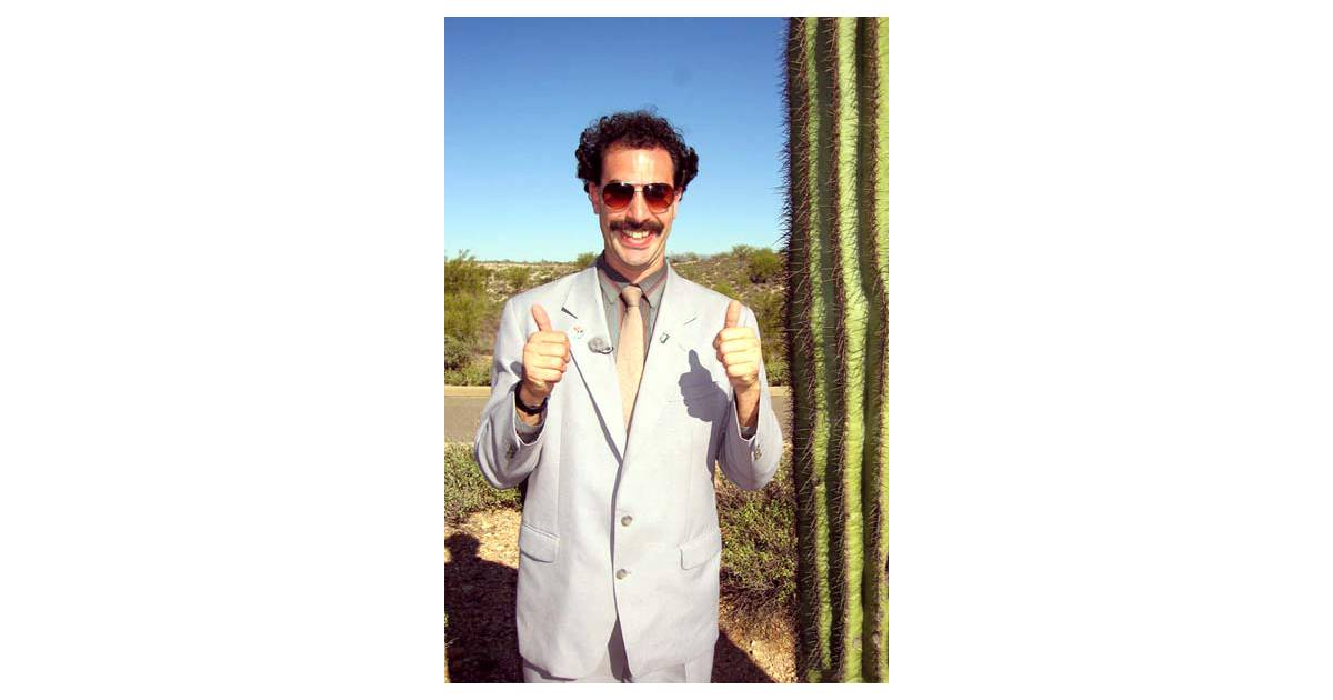 Sacha Baron Cohen en Borat - Purebreak