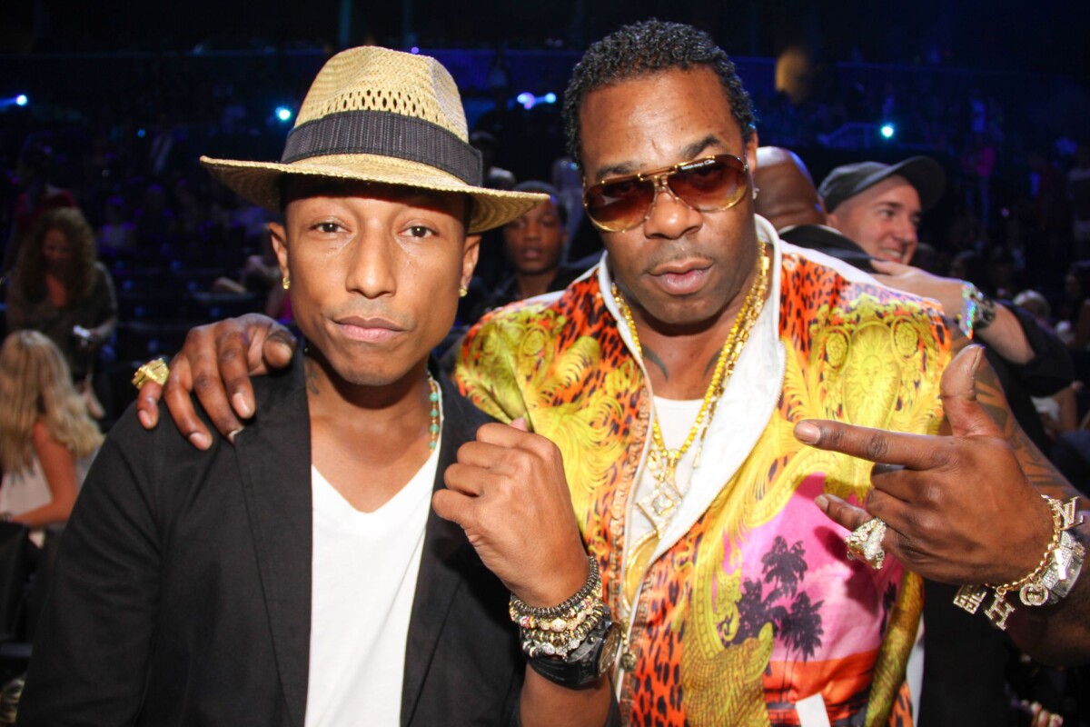 Photo : Pharrell Williams marié : Usher et Busta Rhymes invités - PureBreak