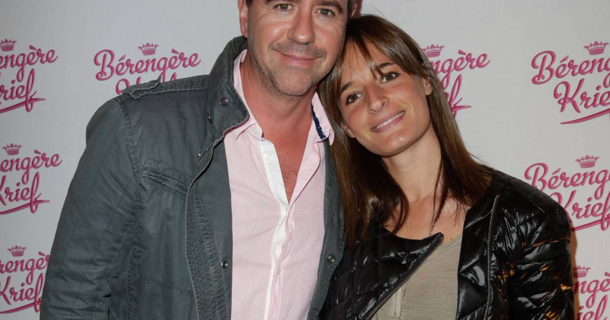 Bruno Roblès et sa femme pour la 300e du spectacle de Bérengère Krief ...