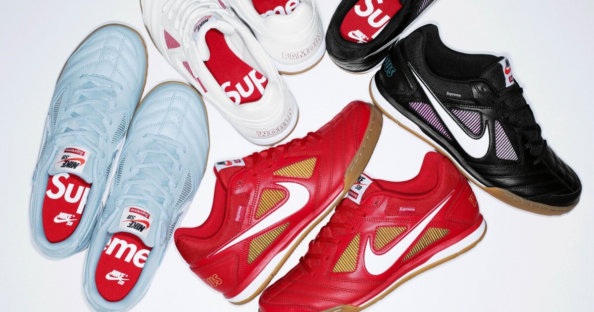 Supreme x Nike SB : la collab de sneakers stylée de la rentrée se ...