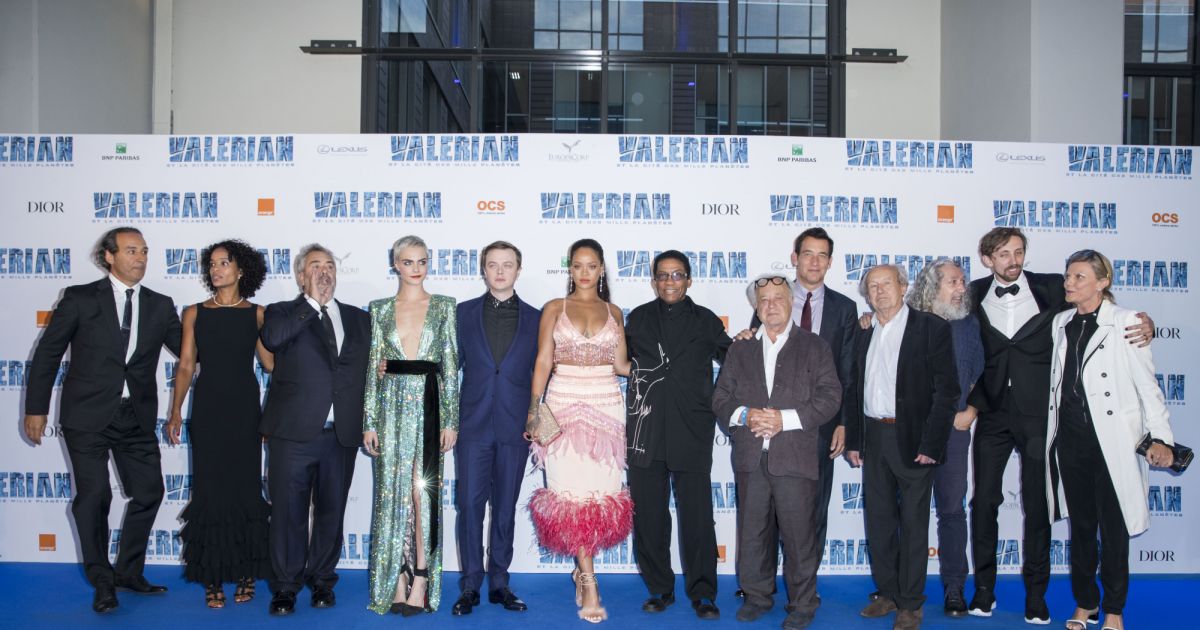 Alexandre Desplat, Luc Besson avec sa femme Virginie Silla, Cara ...