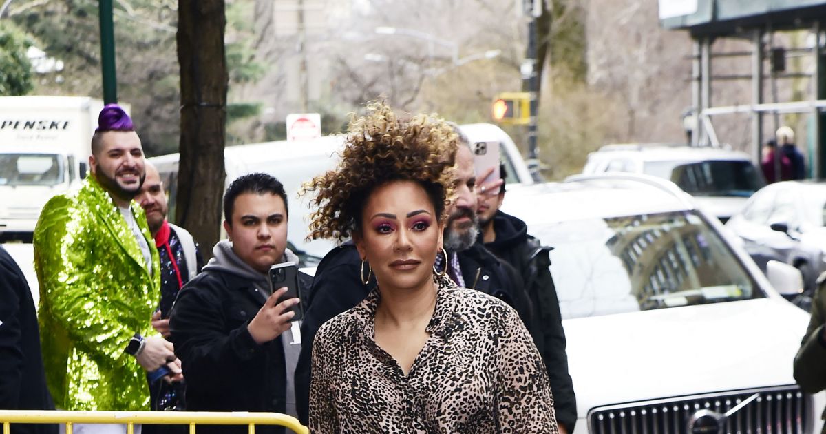 Mel B arrive à l'émission Good Morning America à New York, le 20 ...