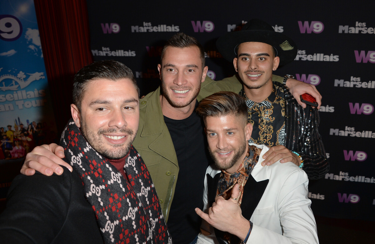 Photo : Kevin Guedj, Anthony Nacca, Greg Yega et Paga à l'avant ...