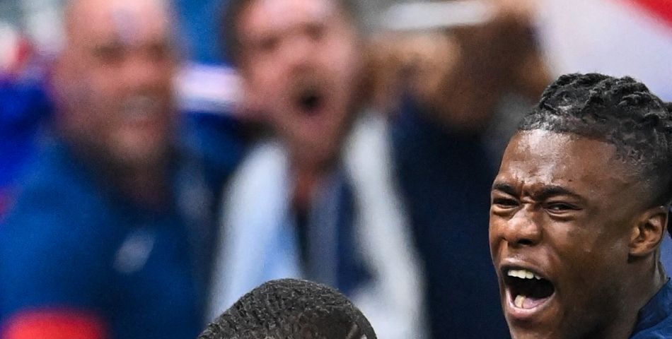 Kylian Mbappé Marcus Thuram Et Eduardo Camavinga Match France