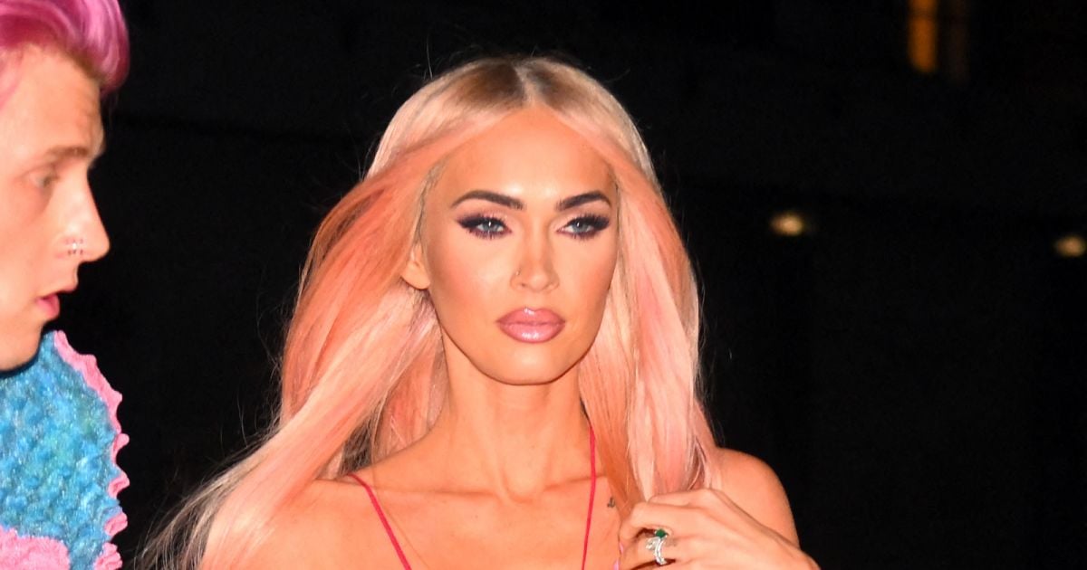 Megan Fox and Machine Gun Kelly arriving at the New York Hotel aftert ...