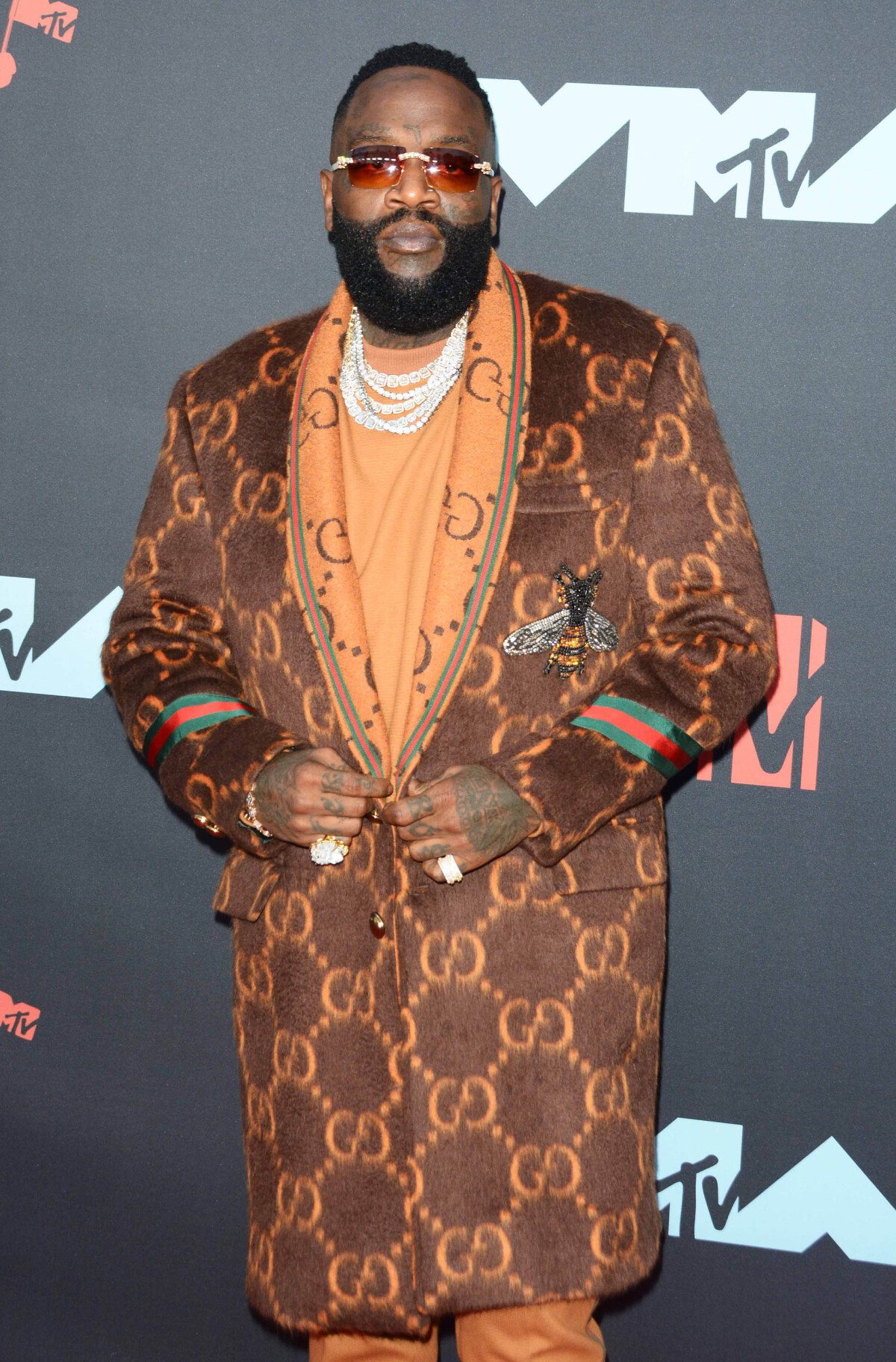 Photo : Rick Ross au photocall des MTV video music awards au Prudential ...