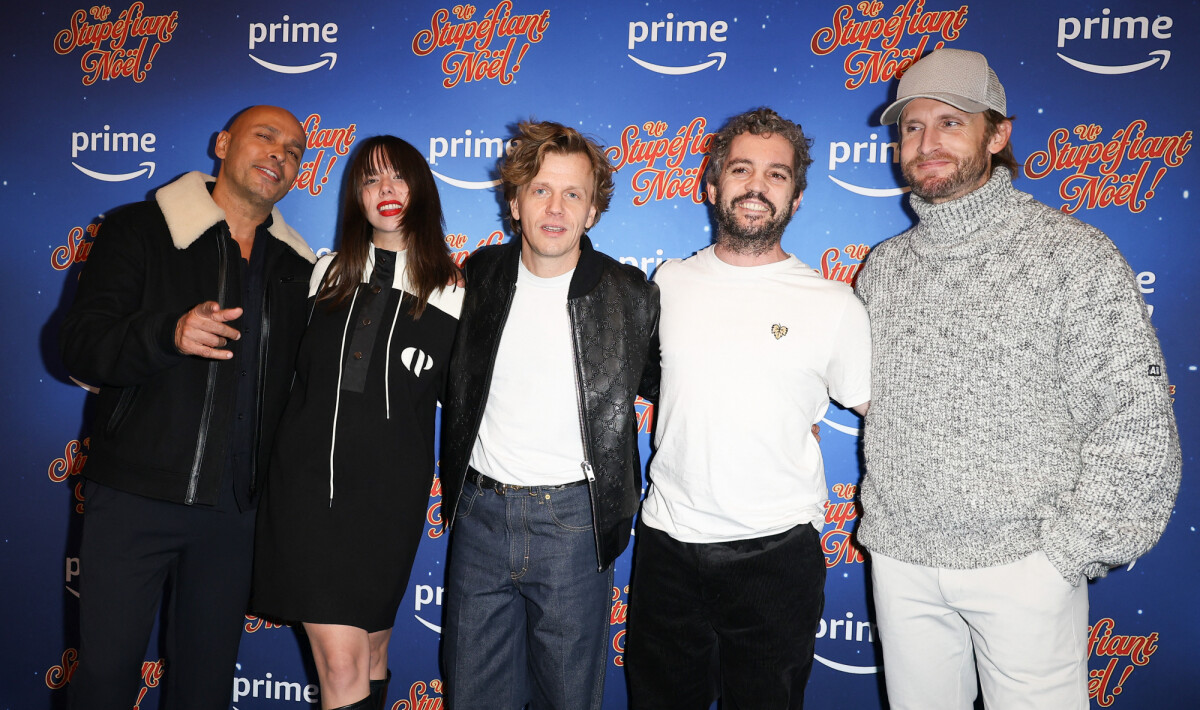 Photo : Eric Judor, Kim Higelin, Alex Lutz, Bruno Sanches et Philippe ...