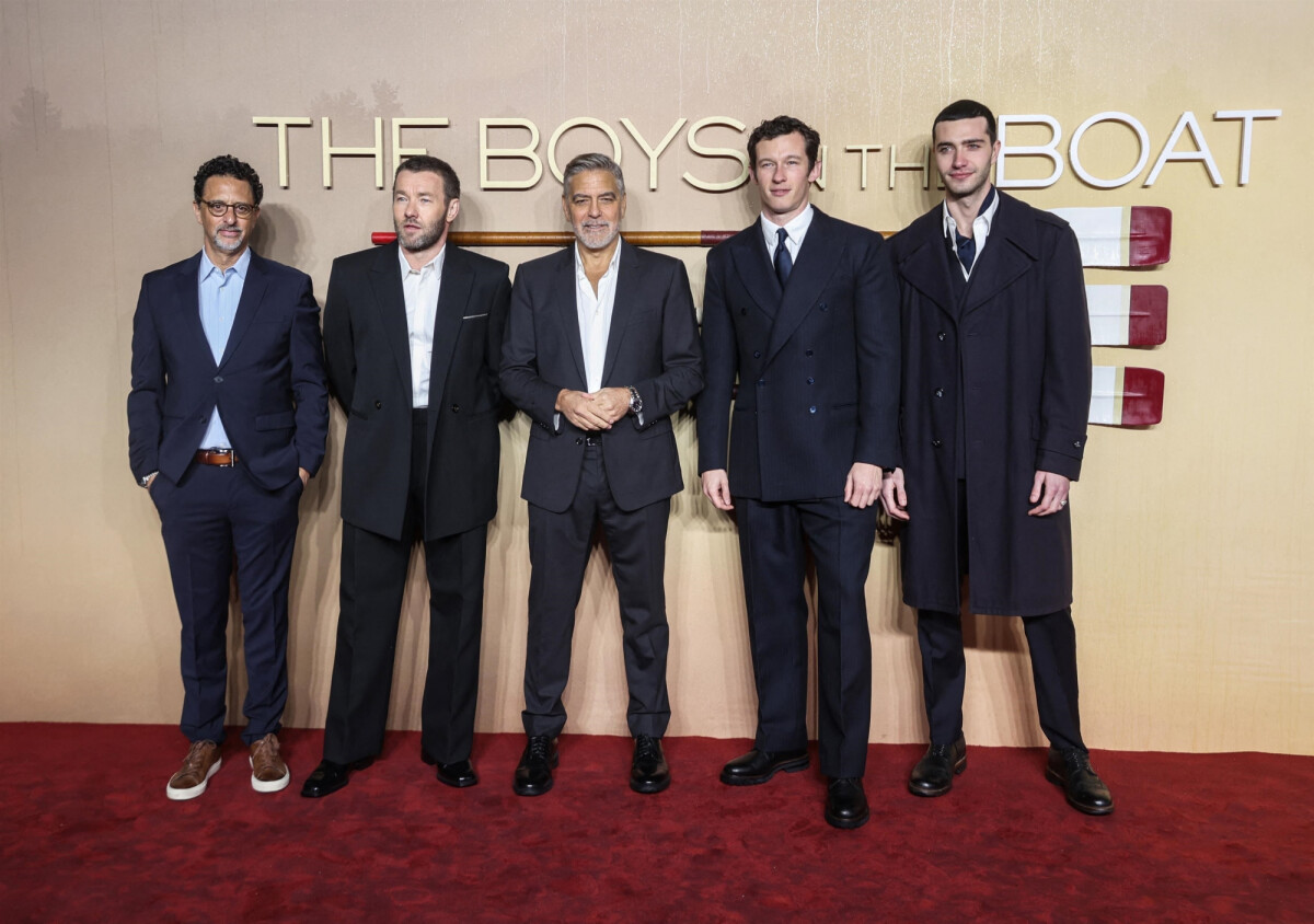 Photo : Grant Heslov, Joel Edgerton, George Clooney, Callum Turner ...