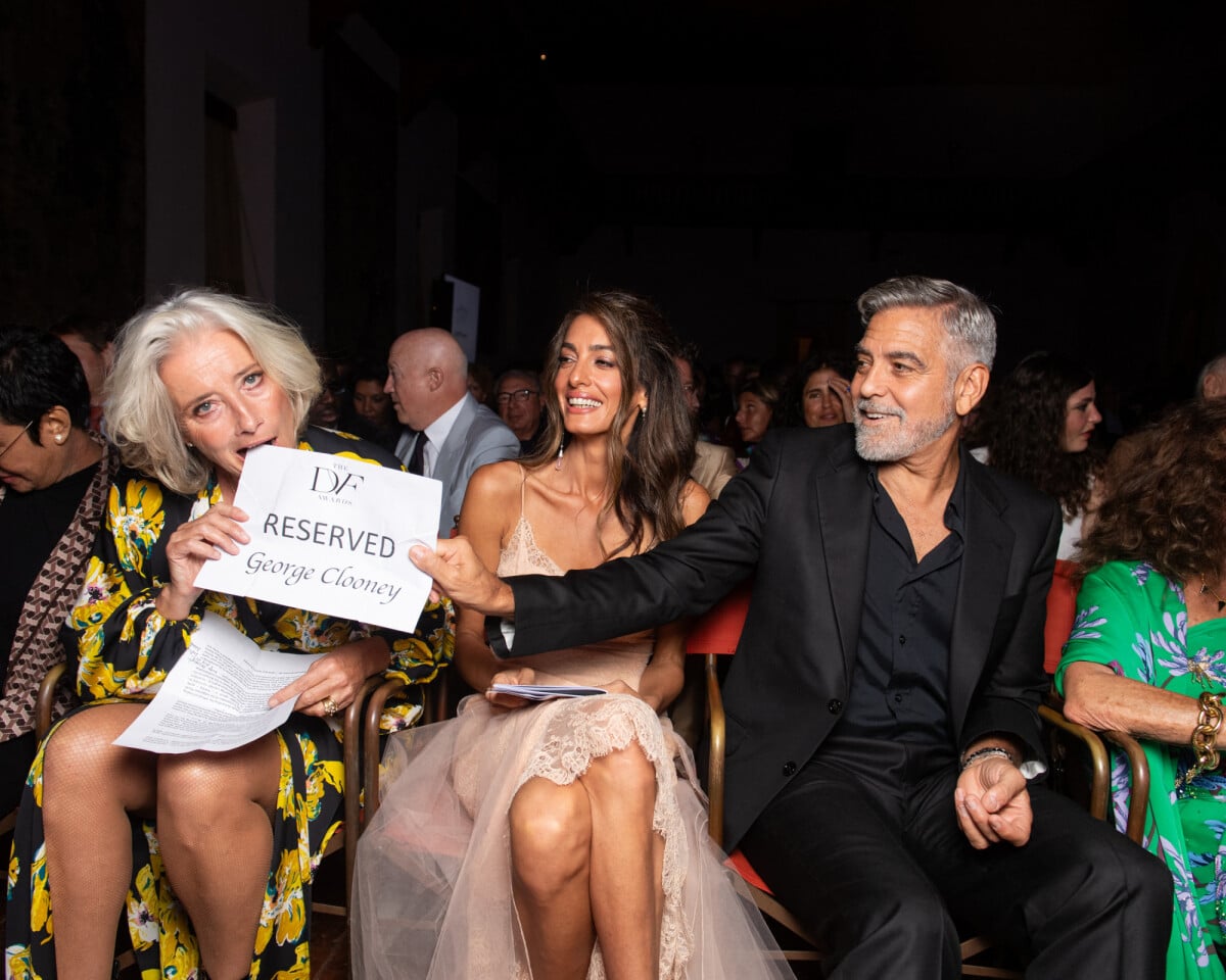 Photo : Emma Thompson, Amal Clooney, George Clooney - Les célébrités ...