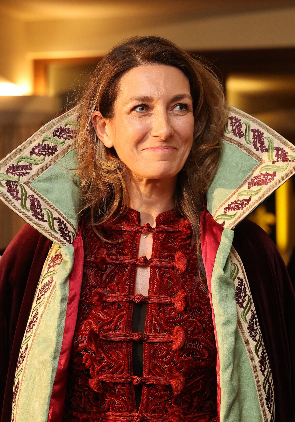 Photo : Semi Exclusif - Anne-Claire Coudray lors de la fête de la fleur ... Photo : Semi Exclusif - Anne-Claire Coudray lors de la fête de la fleur ...