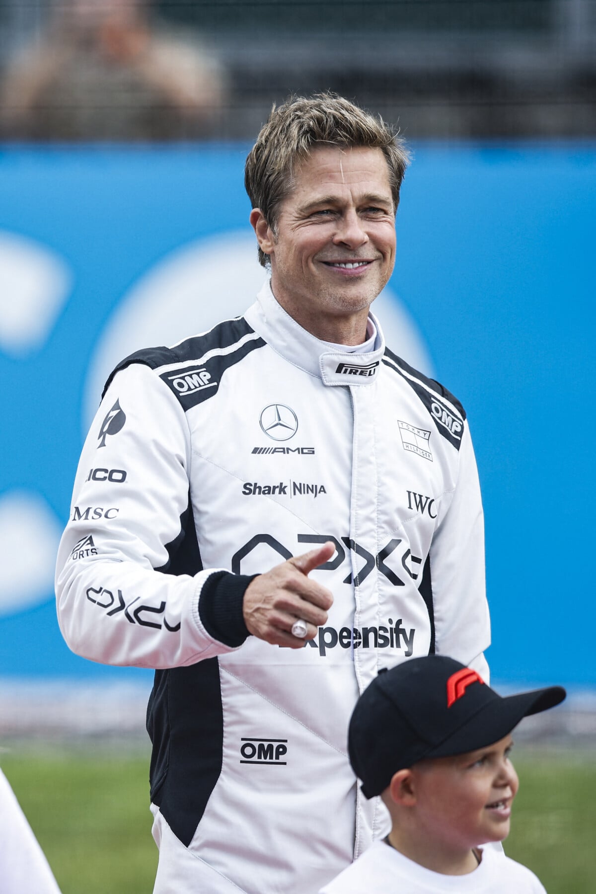 Photo : Brad Pitt tourne des scènes de son prochain film, produit par ...