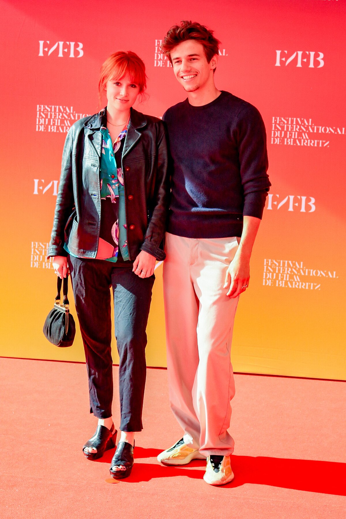 Photo : Claire Romain et Thomas Da Costa sur le tapis rouge du ...